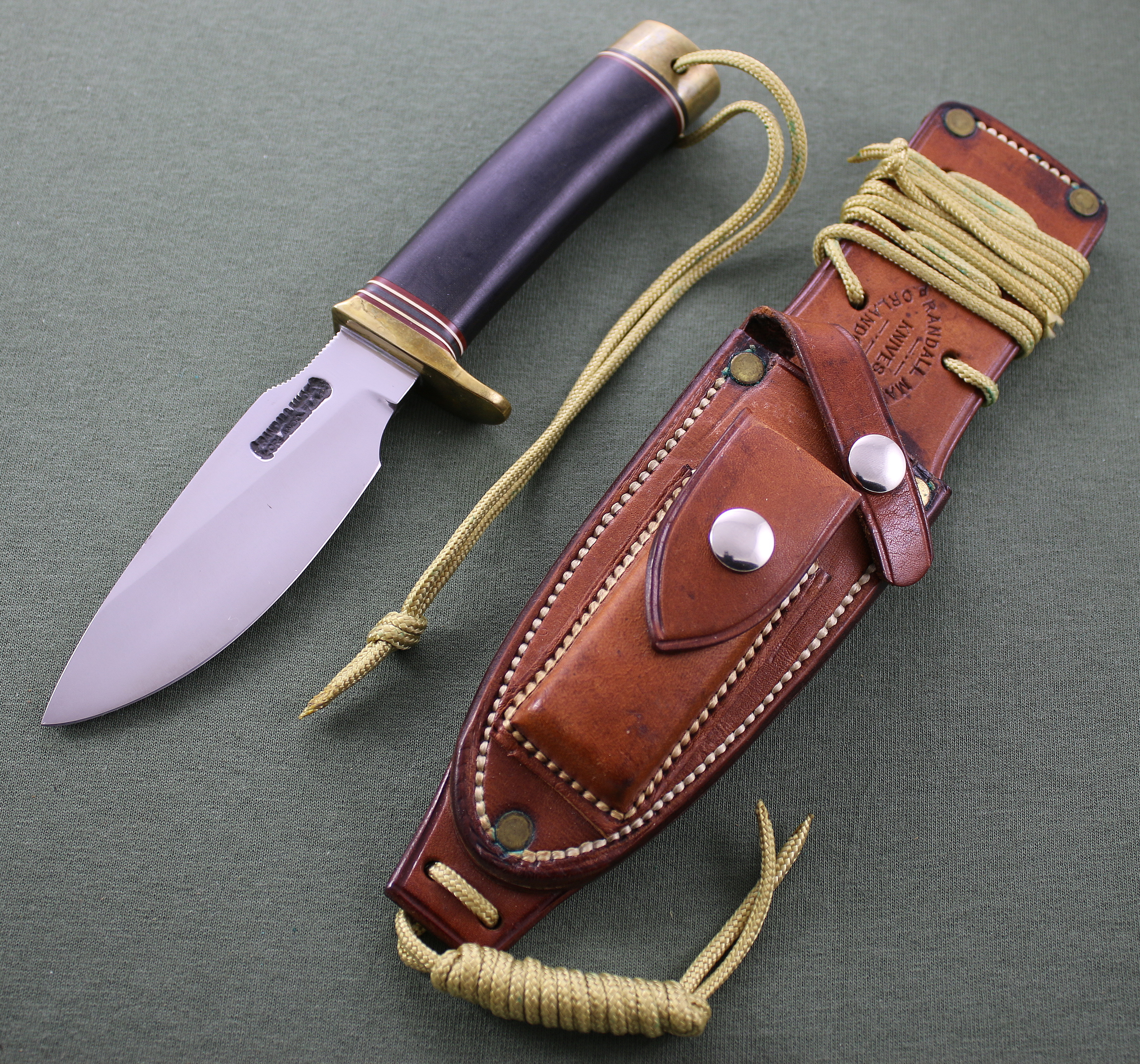 SOLD - Randall Model # 11 - early 70's, rare riveted sheath ! - Randall ...